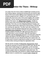 Leadership Lessons in Remember the Titans | PDF