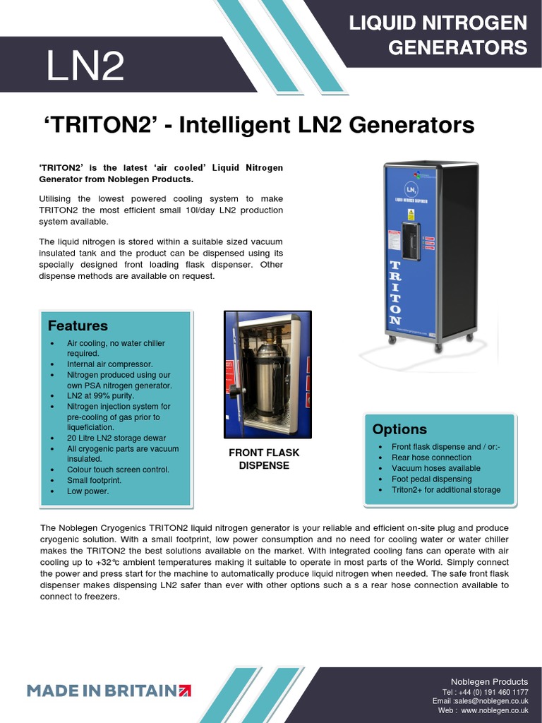 TRITON2 | PDF | Cryogenics | Electromechanical Engineering