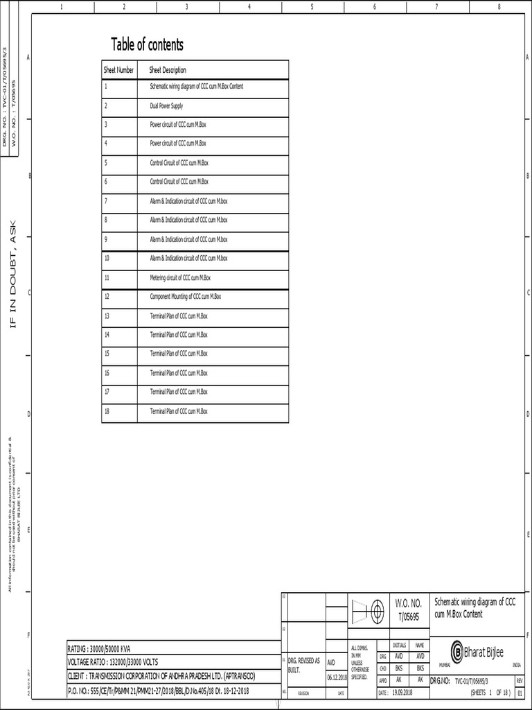 Electrical Schematic for APTRANSCO | PDF | Computer Engineering | Power (Physics)