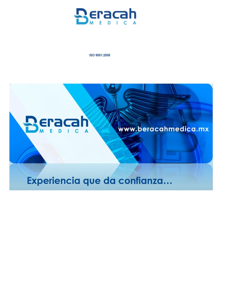 Catalogo de Productos Aramed Beracah PDF | PDF | Oxígeno | Enchufes y ...
