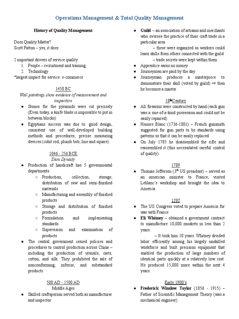 Cbmec 1 | PDF | Quality (Business) | Six Sigma