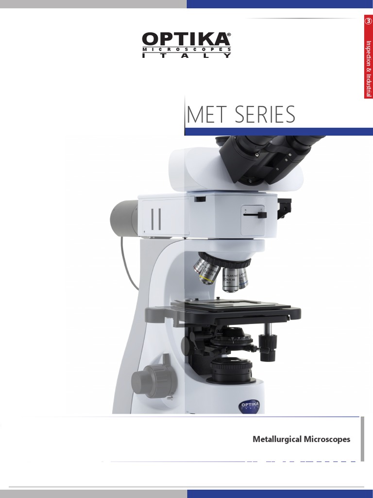 OPTIKA Microscopy Catalog - Inspection & Industrial - MET | PDF | Microscopy | Chemistry