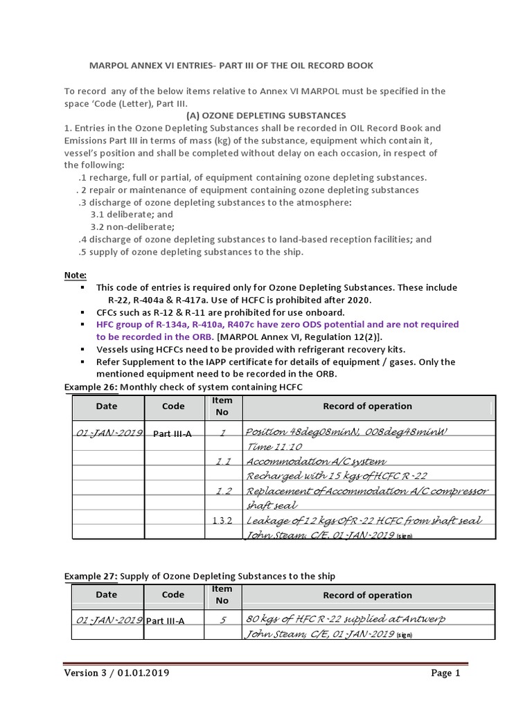 ORB Entry Guidelines - For Panama Vessels Only (Part III Entries) | PDF ...