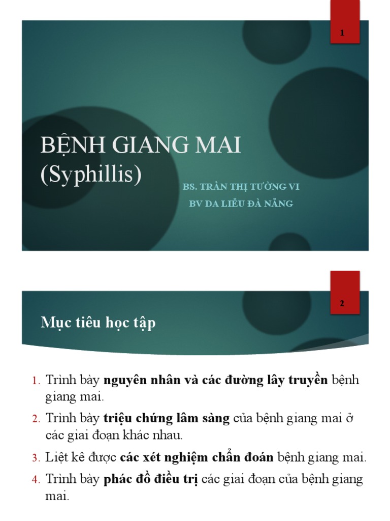 BỆNH GIANG MAI | PDF