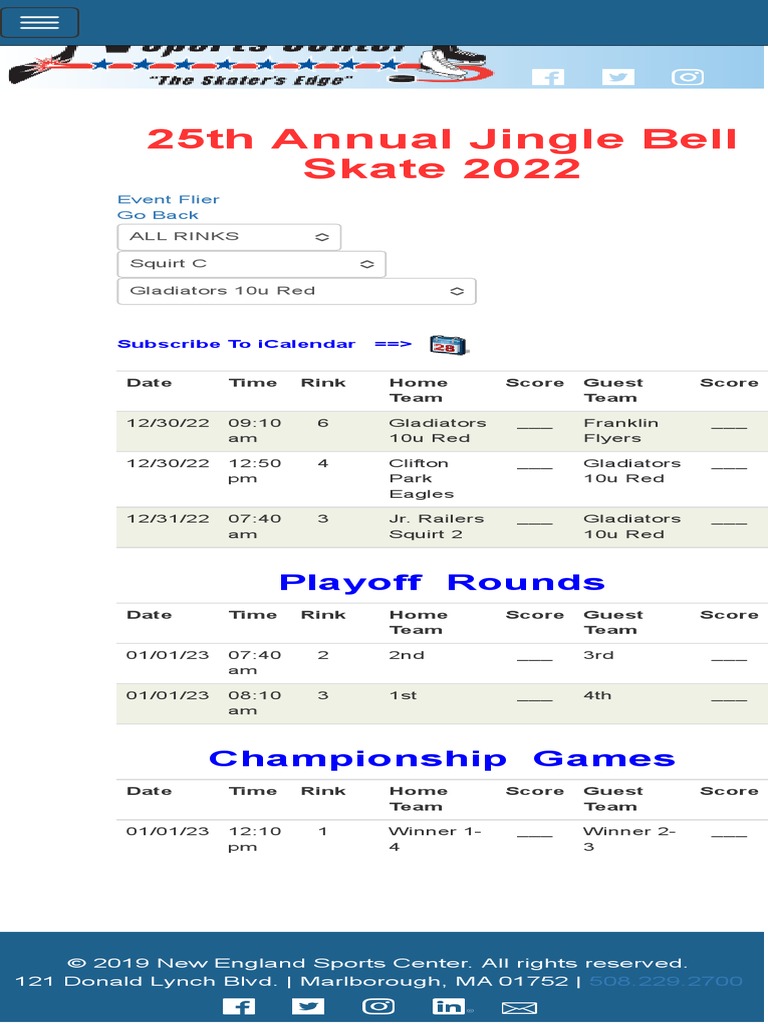 Directions To New England Sports Center at Helen Williamson blog