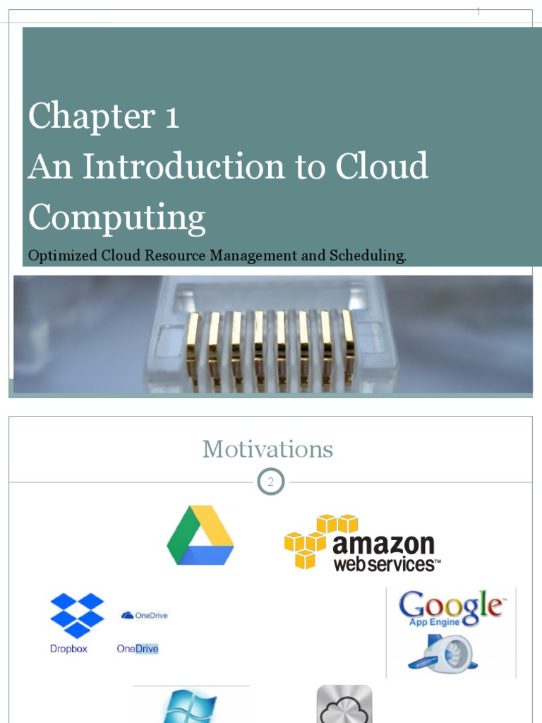 Ch1 - An Introduction To Cloud Computing | PDF