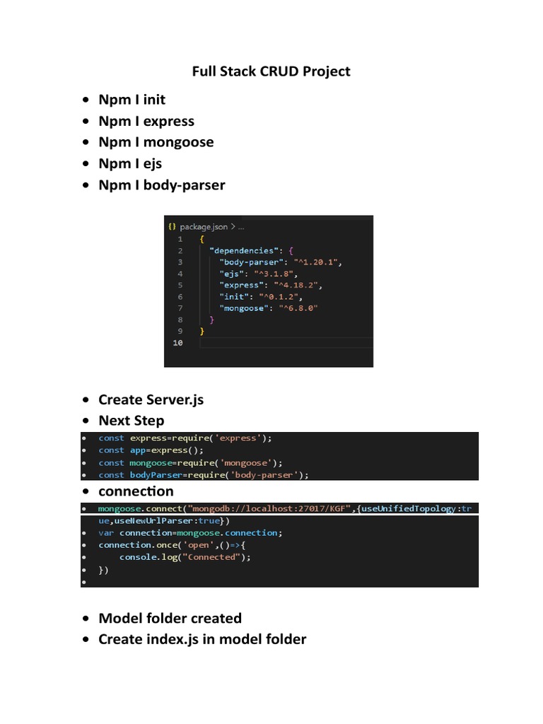 Full Stack CRUD Project | PDF | User (Computing) | Information Retrieval
