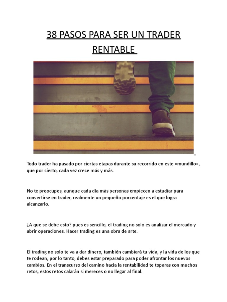 38 Pasos para Ser Un Trader Rentable | PDF | Comerciante (Finanzas)