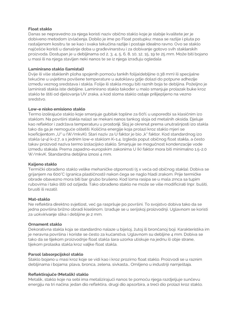 vrste_stakla | PDF