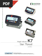 HL318L Weighing Scale Manual | PDF | Weight | Parameter (Computer ...
