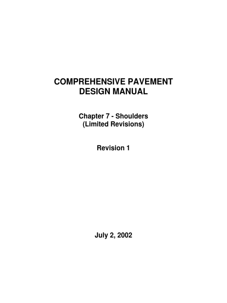 Guide to Designing and Constructing Roadway Shoulders | PDF | Road ...