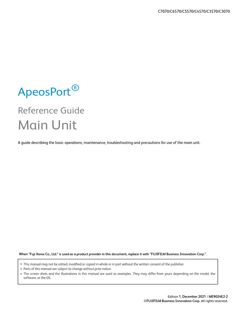 RG Mains APC7070 C6570 C5570 C4570 C3570 C3070 EN PDF | PDF | Usb | Computer Network