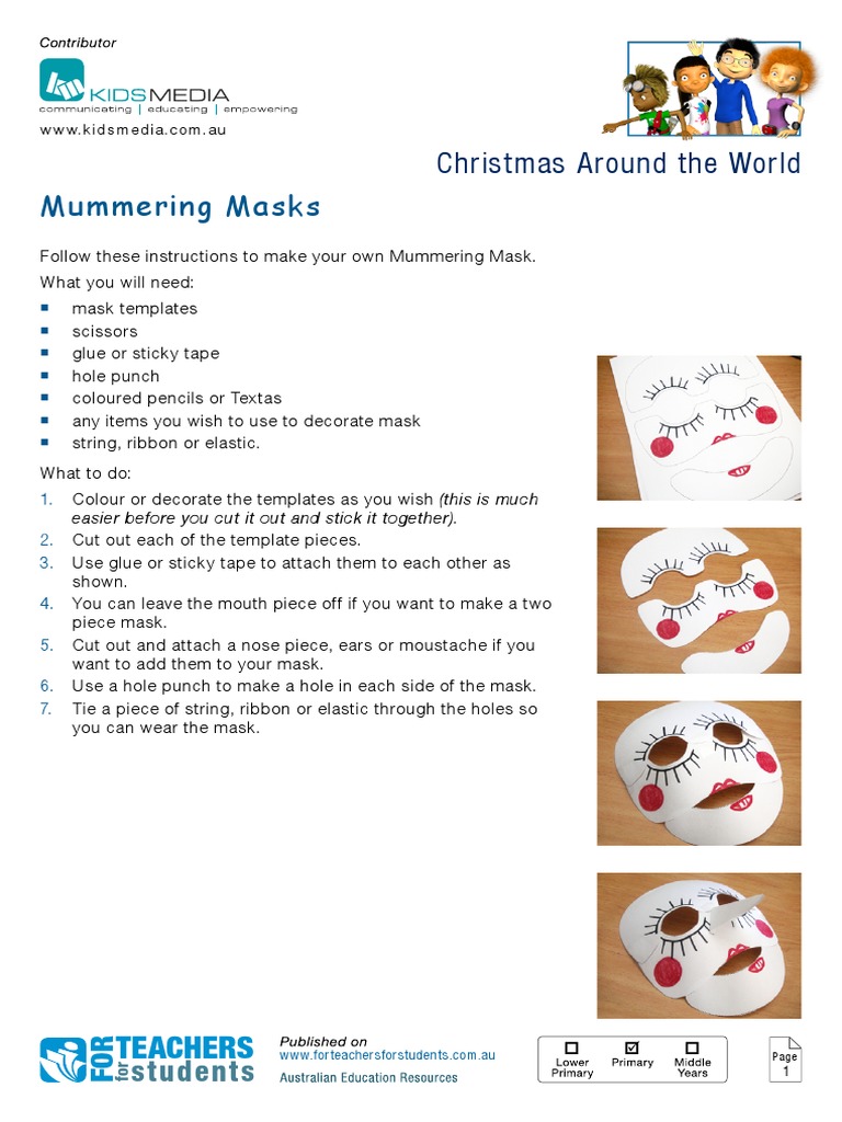 Christmas Mask Mummering | PDF