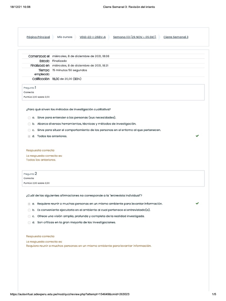 Cuestionario 3 | PDF