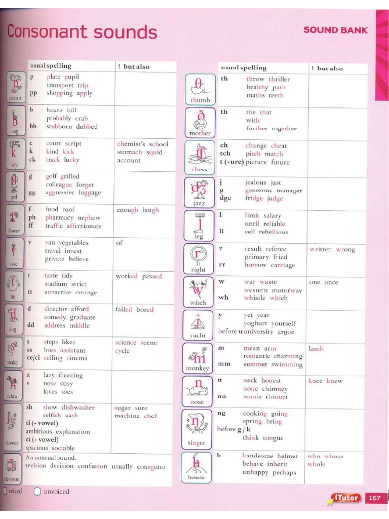 Consonant Sounds - Sound Bank 2 | PDF