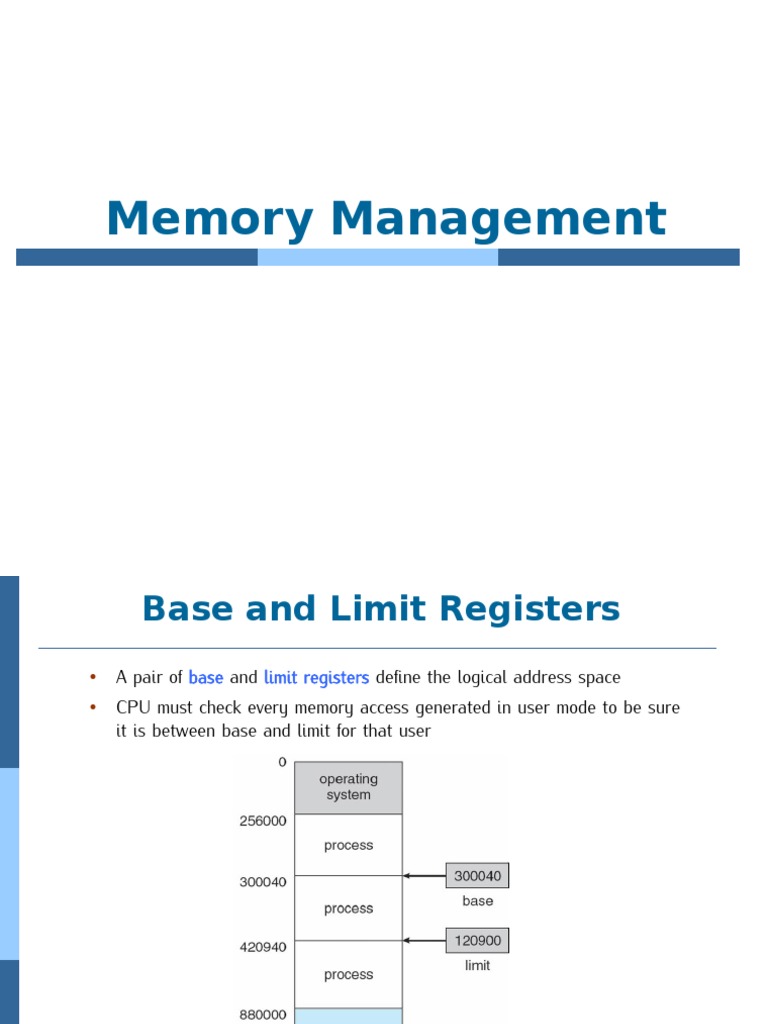 Memorymanagement Pdf Pdf Computer Memory Software 