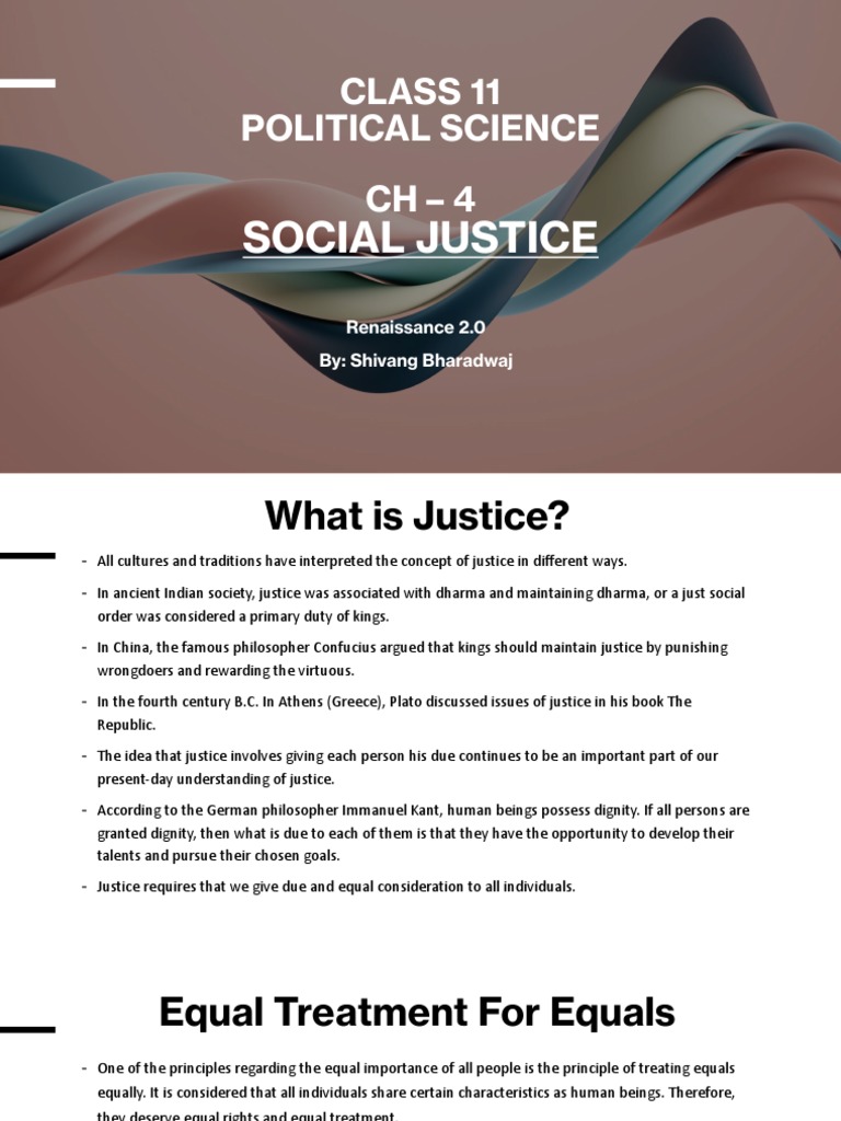 Ch-4 Justice | PDF | Justice | Crime & Violence