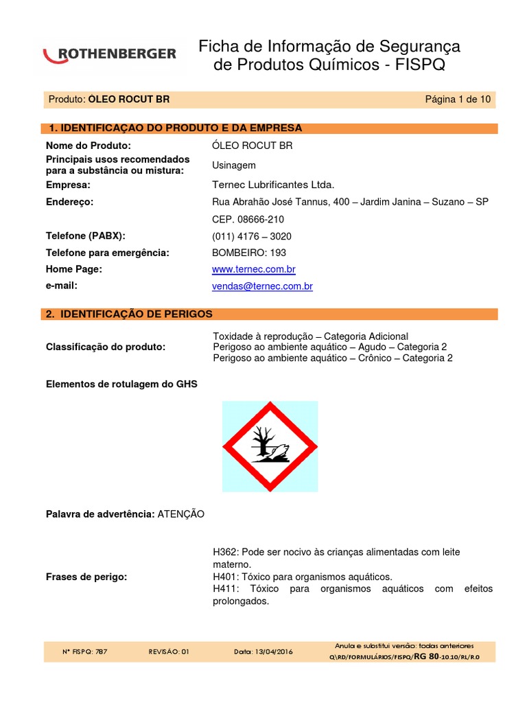 20-Fispq Óleo Roscut Rotherberger | PDF | Química | Vapor