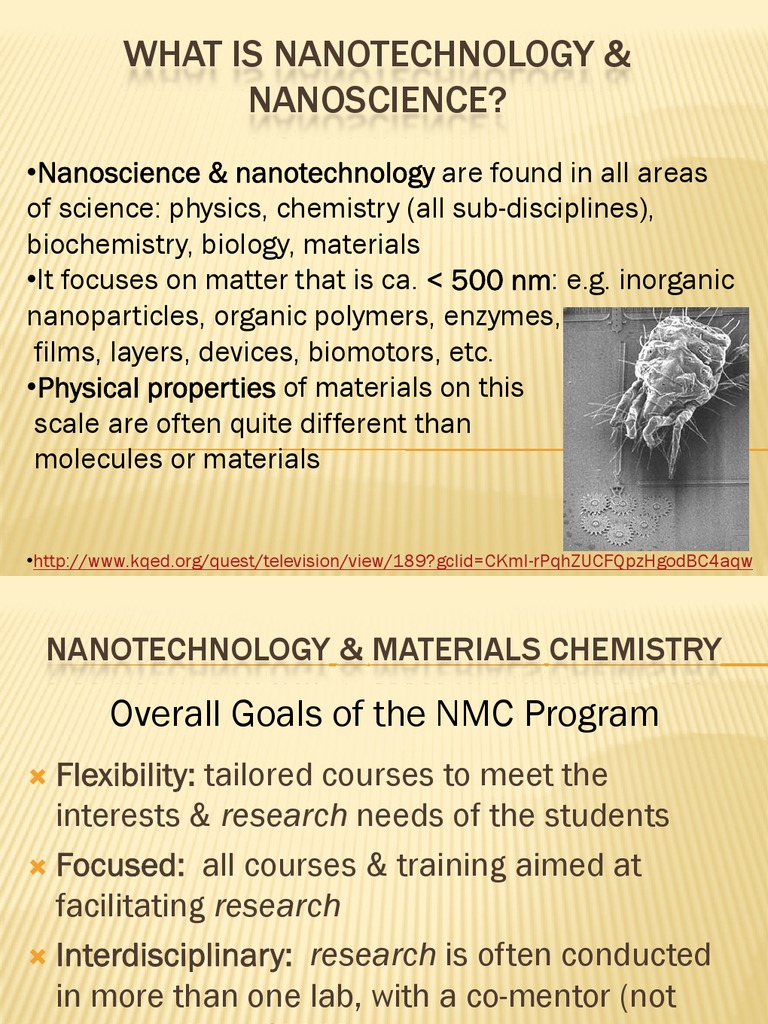 What Is Nanotechnology & Nanoscience? | PDF | Nanotechnology ...
