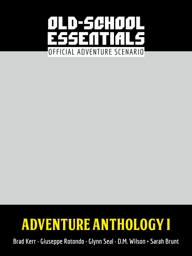 Old-School Essentials Adventure Anthology 1 v0-4 | PDF