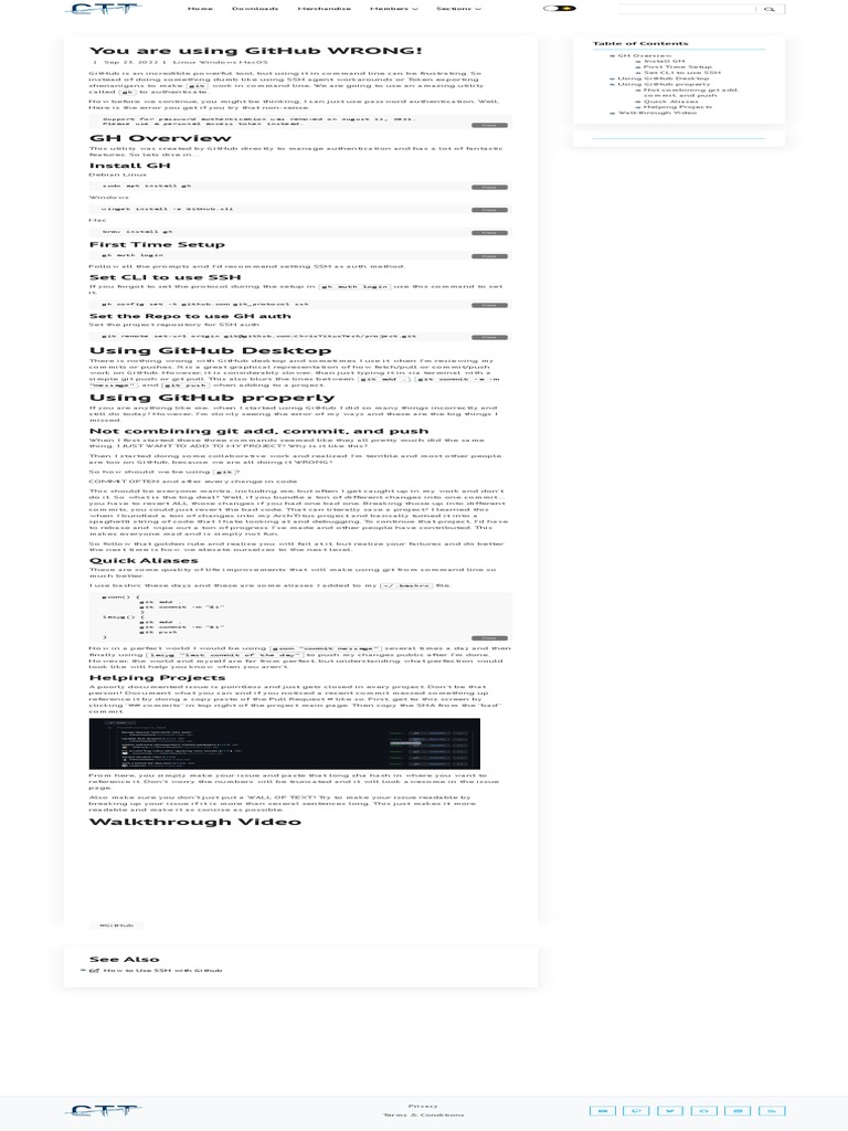 You Are Using Github Wrong Pdf Secure Shell Command Line Interface