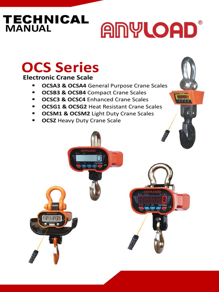 OCS Series Technical Manual | PDF | Calibration | Computing