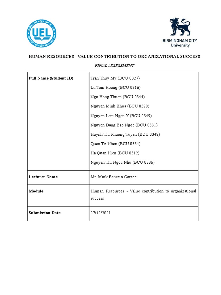 Final Report (Group 2) - HR | PDF | Employee Retention | Employment