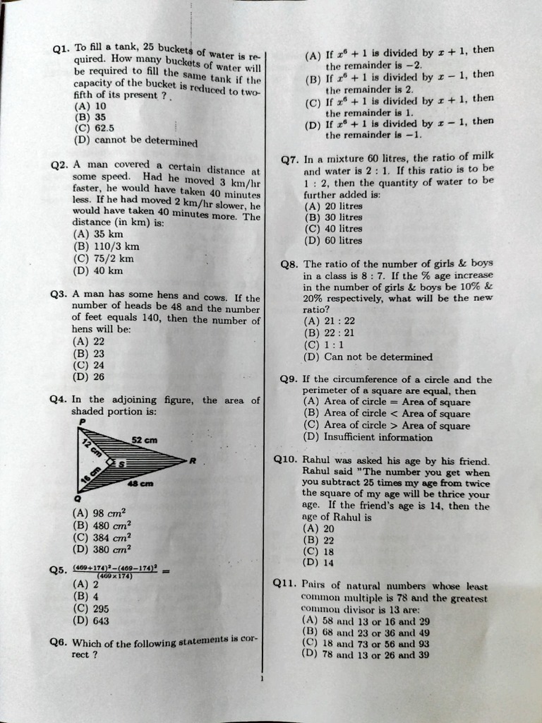 Sample Questions Iitbmo PDF | PDF | Elementary Mathematics | Elementary ...