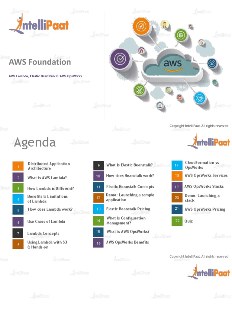 AWS Foundation Module 9 Lambda Beanstalk OpsWorks PDF | PDF | Cloud ...