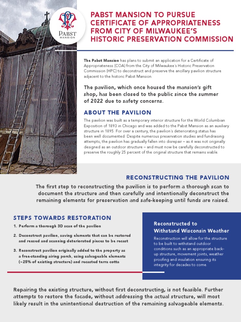 PabstMansion FactSheet Final 2 (1) | PDF