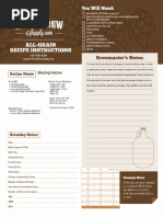 Brewing Grain Substitution Chart | PDF | Malt | Drink