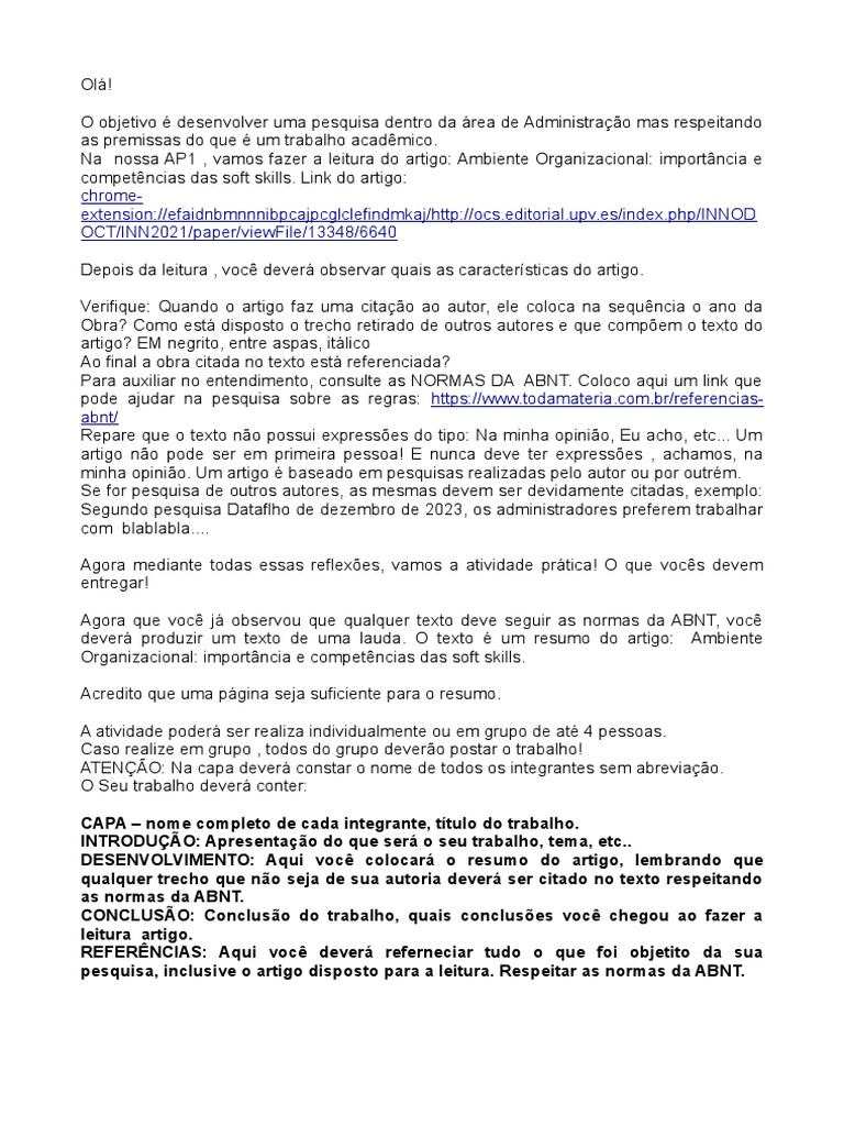 Guia de Resumo Acadêmico ABNT | PDF | Abstract (resumo)