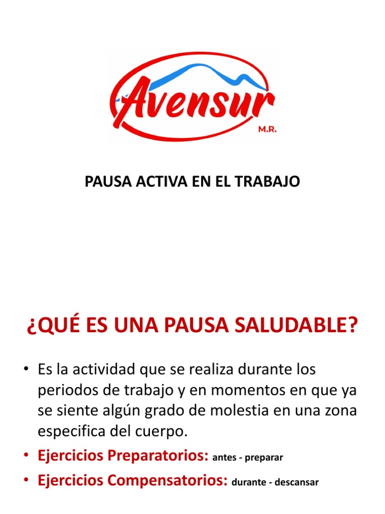 Pausa Activa | PDF
