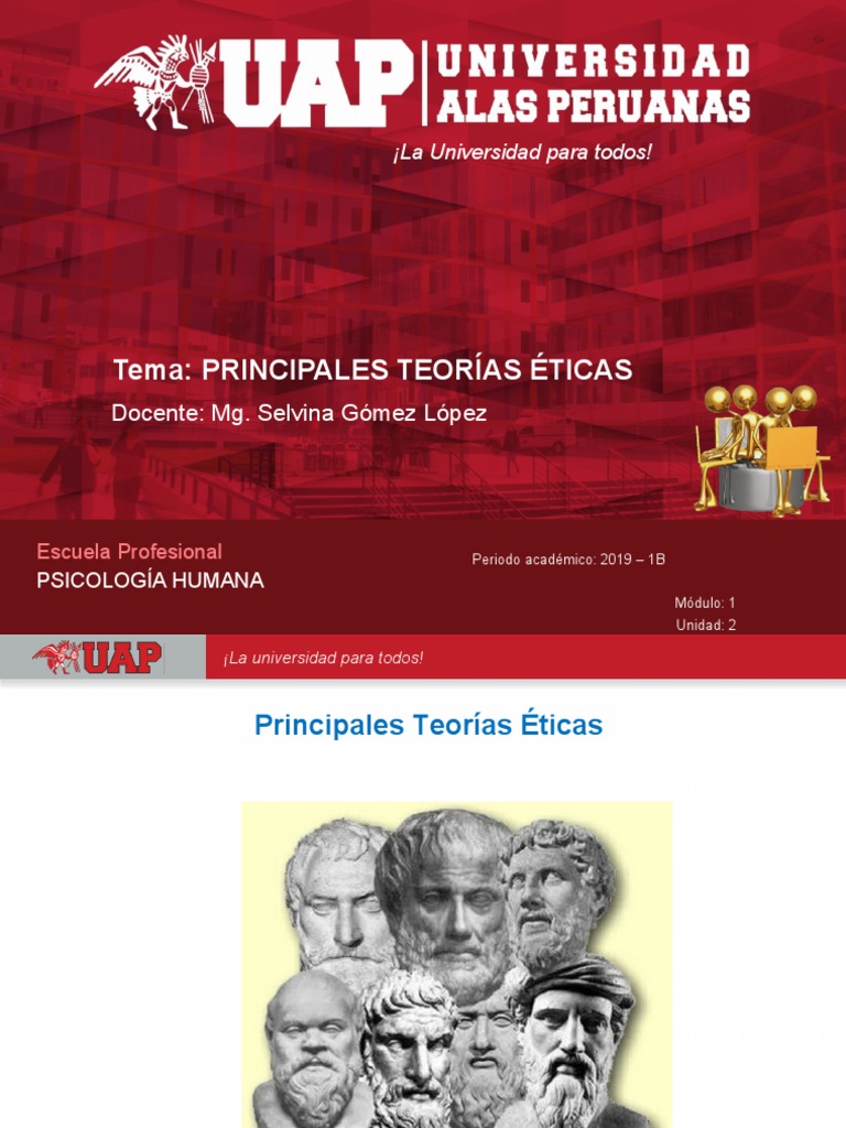 Principales teorías éticas y enfoques de la ética moderna y ...