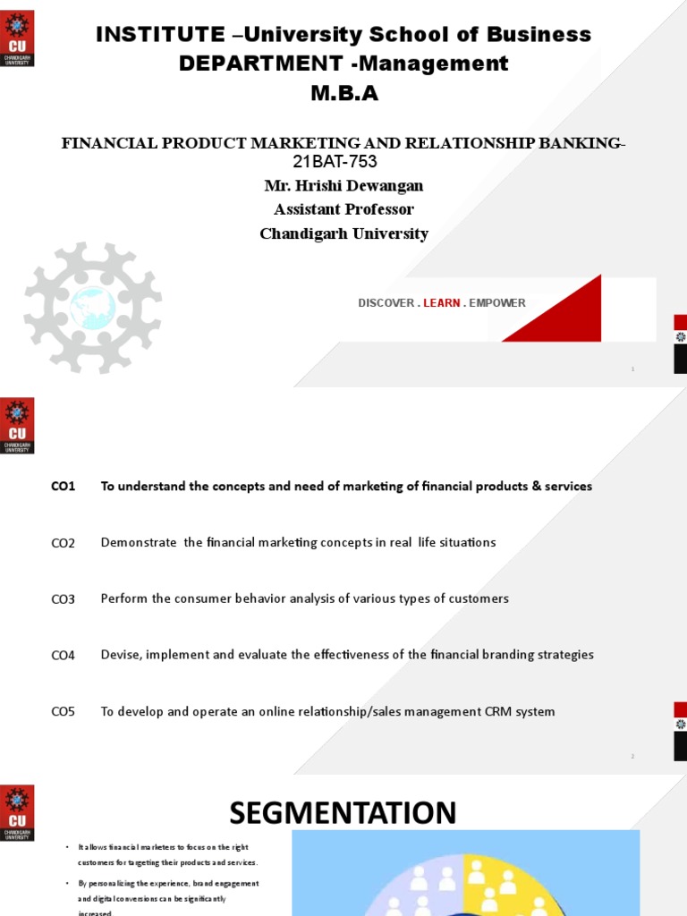Unit 2.1 Segmentation Targeting and Positioning | PDF | Market Segmentation | Marketing