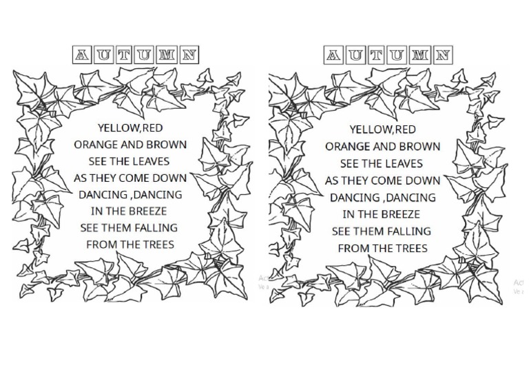 Autumn Poem | PDF