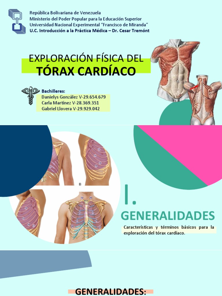 Exploración Física Del Tórax Cardíaco | PDF | Tórax | Ventrículo (corazón)