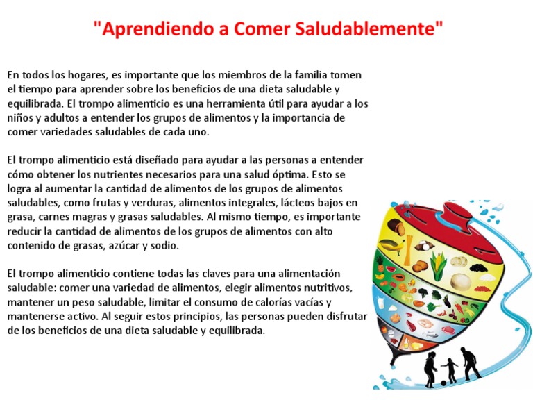 Aprendiendo A Comer Saludablemente | PDF