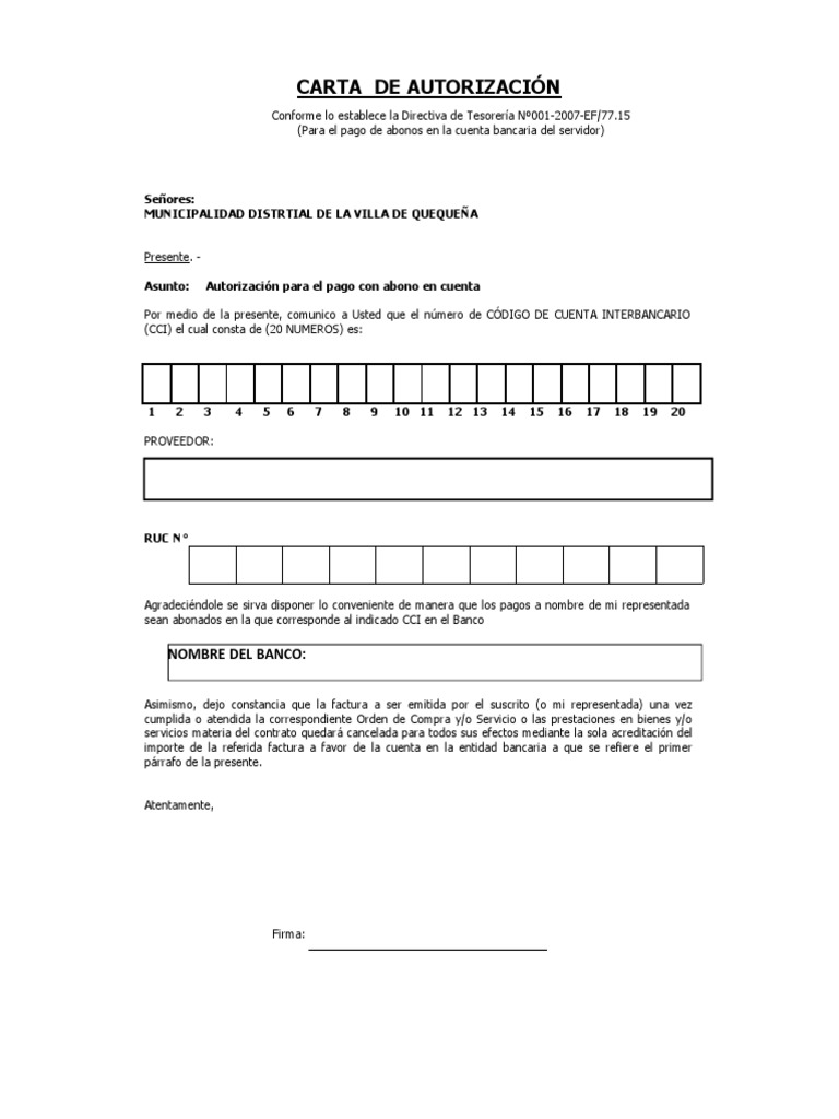 Formato de Cci | PDF