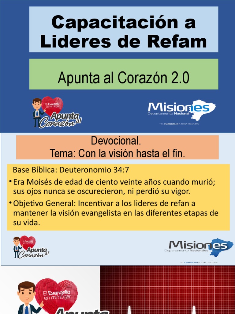 Capacitacion A Lideres de Refam | PDF | Oración | Evangélico