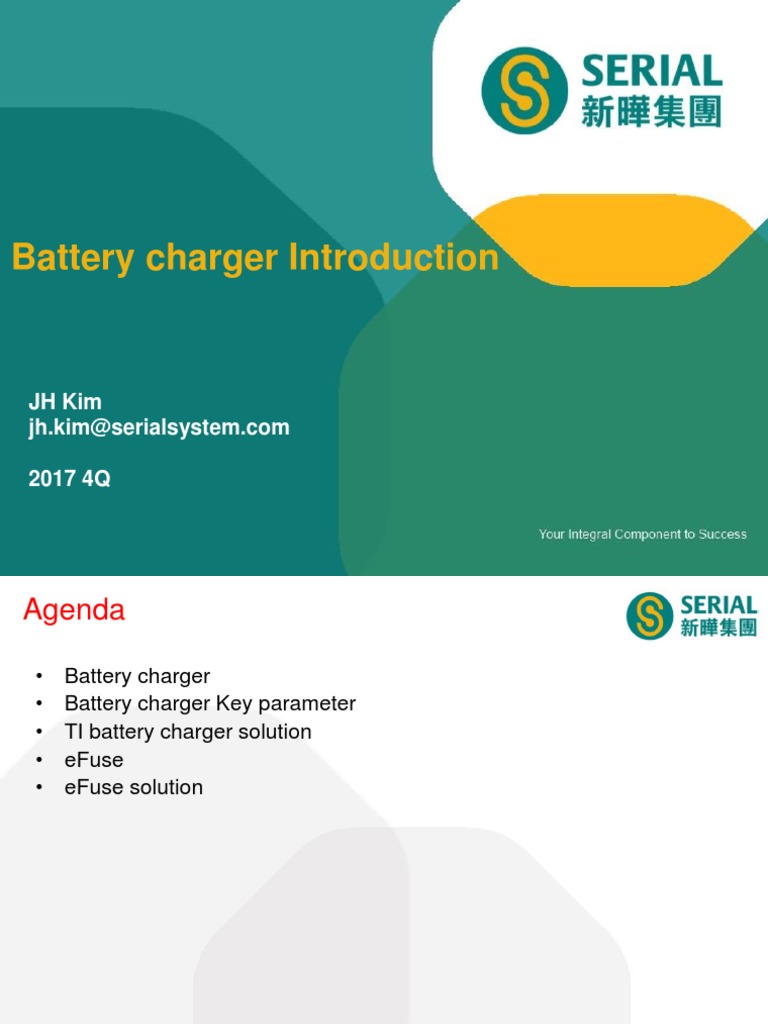 Serial Korea Battery Charger Webinar Coment | Download Free PDF ...