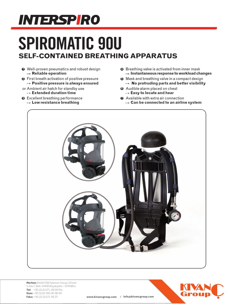 97503A01 Spiromatic 90U Product Leaflet - S Mask - H EN PDF | PDF | Equipment | Manufactured Goods