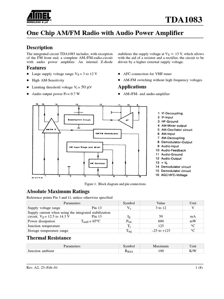 DS PDF | PDF | Amplifier | Information And Communications Technology