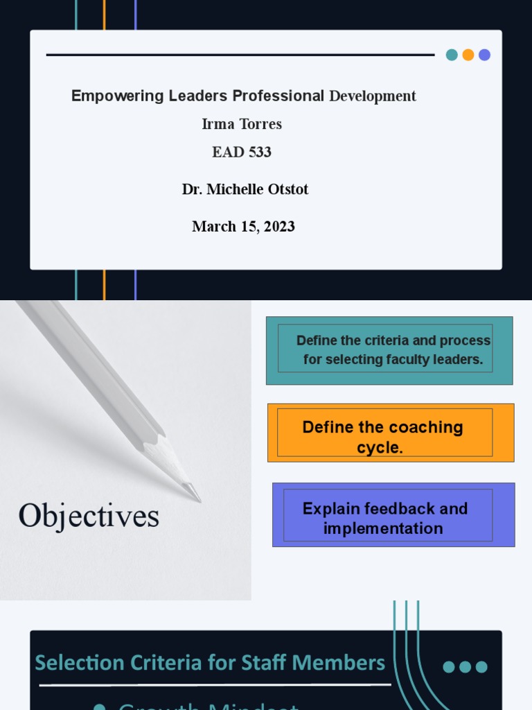Empowering Leaders Professional Development | PDF | Teachers | Mindset