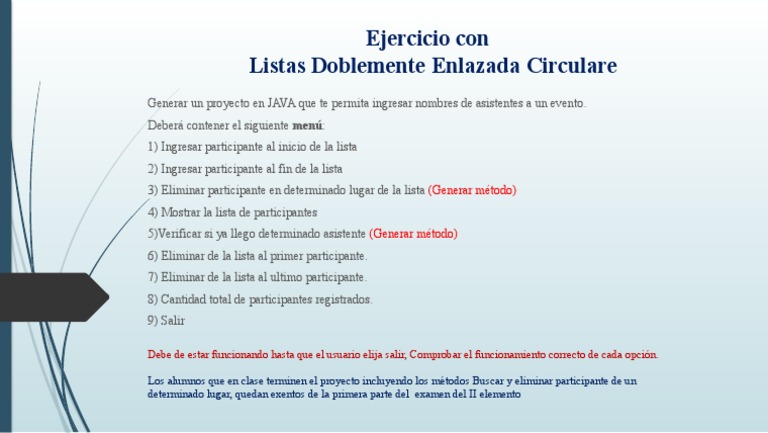 Act.12 Gpo 2 Ejercicio Menu Listas Doblemente Enlazadas Circular | PDF