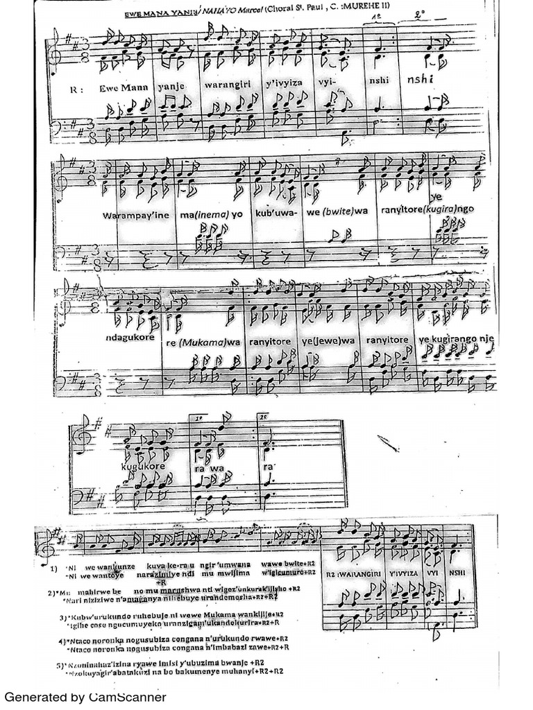 Ewe Mana Yanje Original | PDF