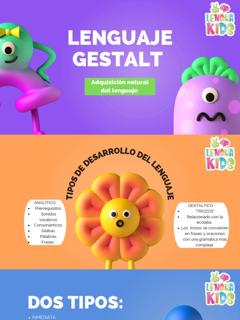 Colorful Vibrant Simple 3D Character Kids Project Presentation | PDF ...