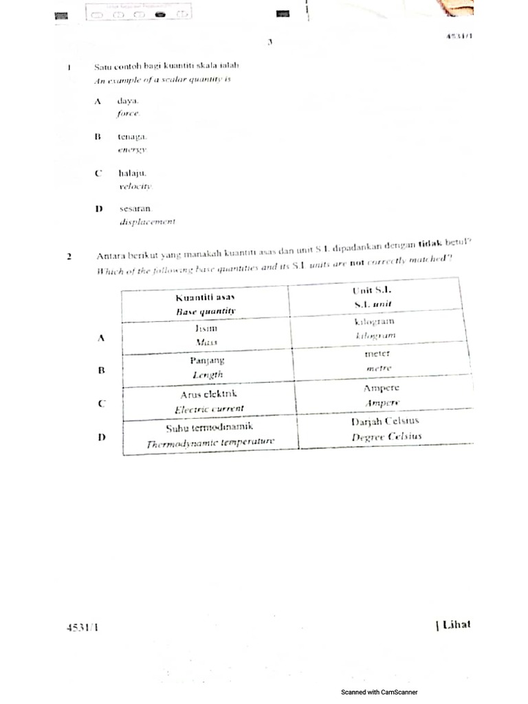 Fizik K1 Pat F4 | PDF