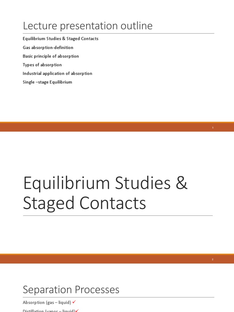 Lecture 1 - MSOP - Absorption - 2023 | PDF | Phase Rule | Phase (Matter)