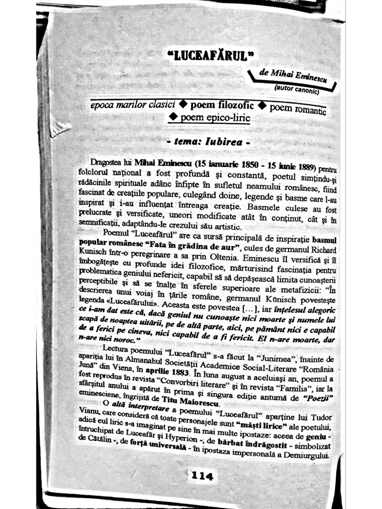 Luceafarul | PDF